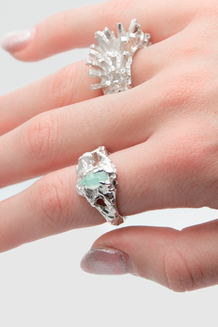 Handcrafted one-off jewelry in silver & gold | carle_mil | Buy here